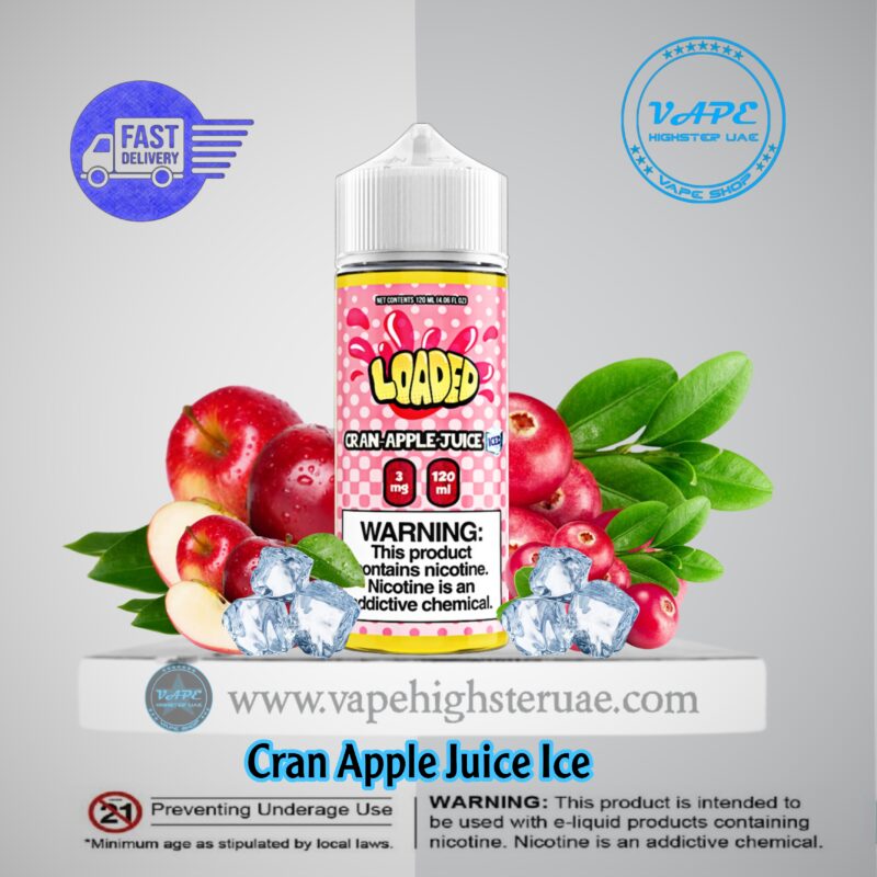 Cran Apple Iced E-juice By Loaded | Your Flavors In Vape Highster Uae