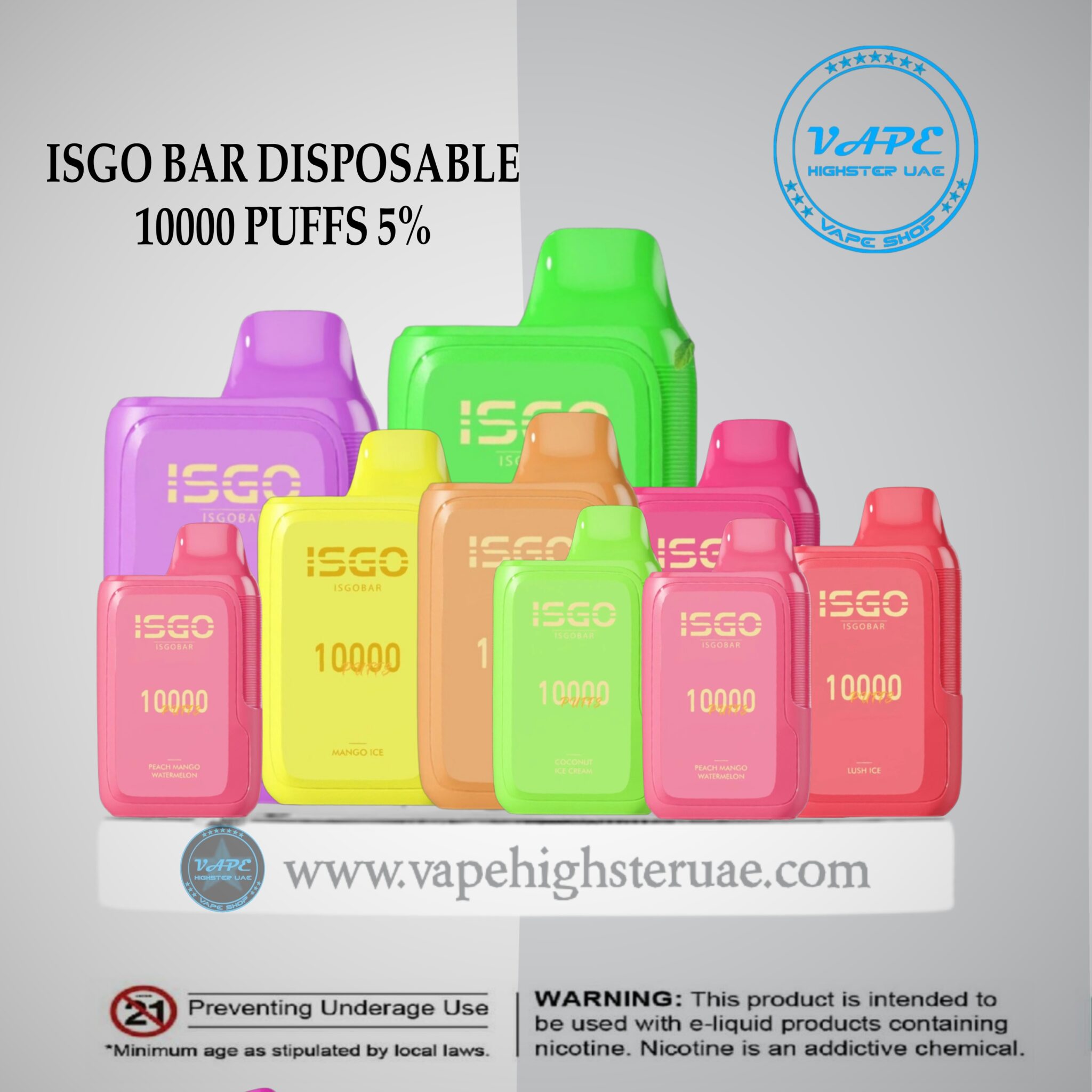 ISGO BAR 10000 Puffs Disposable Vape in UAE