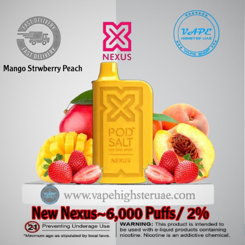 Pod Salt Nexus 6000 Puffs 20mg Disposable Vape In UAE